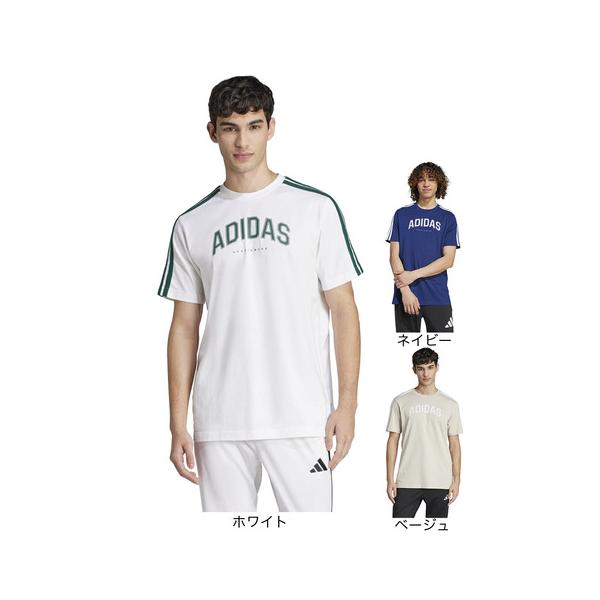 2025年春夏モデル 2025ssmodel アディダス ADIDAS スーパースポーツゼビオ ゼビオ Super Sports XEBIO スポーツカットソー 半袖Tシャツ Men's Mens メンズ めんず 男性 スポーツアパレル ス...