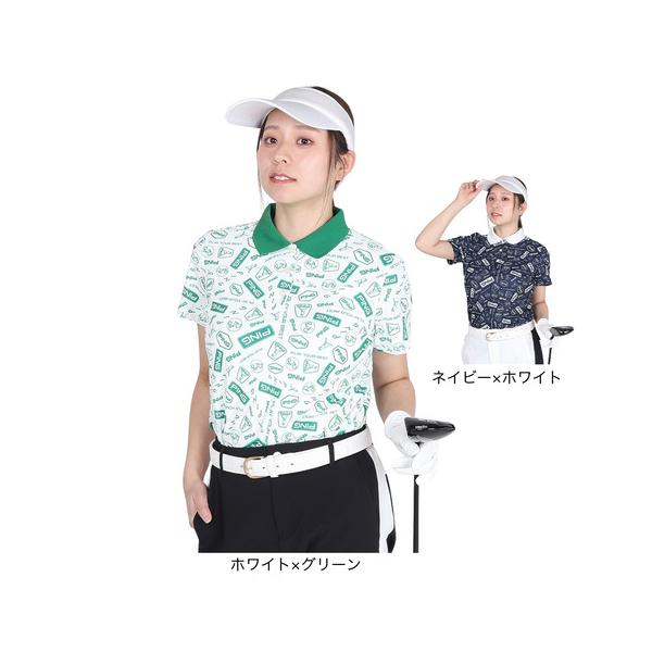 2025年春夏モデル 2025ssmodel ピン PING ヴィクトリアゴルフ ビクトリアゴルフ Victoria Golf ゴルフニット ゴルフウェア トップス 半袖ポロシャツ Lady's Ladys レディース れでぃーす 女性 レ...