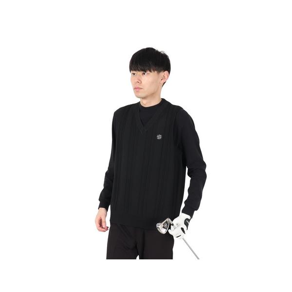 セントアンドリュース(ST.ANDREWS)ゴルフウェア 12G V地柄 Vネックニットベストプルオーバー 042-51732… St ANDREWS セントアンドリュース（ST.ANDREWS）（メンズ）ゴルフ