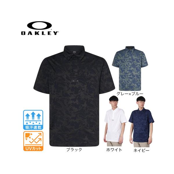 2025年春夏モデル 2025ssmodel オークリー OAKLEY スーパースポーツゼビオ ゼビオ Super Sports XEBIO スポーツカットソー 半袖ポロシャツ Men's Mens メンズ めんず 男性 スポーツアパレル ...