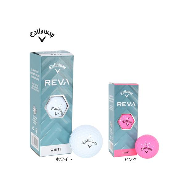 キャロウェイ Callaway ヴィクトリアゴルフ ビクトリアゴルフ Victoria Golf ゴルフボール プロパーボール Ladys レディース れでぃーす 女性 2層構造 白 ホワイト 10880602601 REVA 25 3B ...