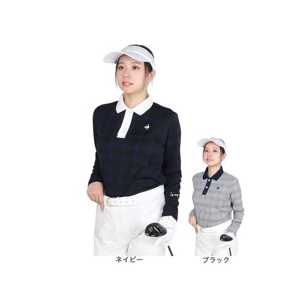 2024年秋冬モデル 2024fwmodel ルコックスポルティフ lecoqsportif ヴィクトリアゴルフ ビクトリアゴルフ Victoria Golf ゴルフニット ゴルフウェア トップス 長袖ポロシャツ Lady's Ladys ...
