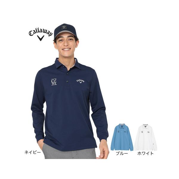 キャロウェイ Callaway ヴィクトリアゴルフ ビクトリアゴルフ Victoria Golf ゴルフニット ゴルフウェア トップス 長袖ポロシャツ Men's Mens メンズ めんず 男性 メンズウェア ゴルフウェアメンズ 長袖 秋 ...