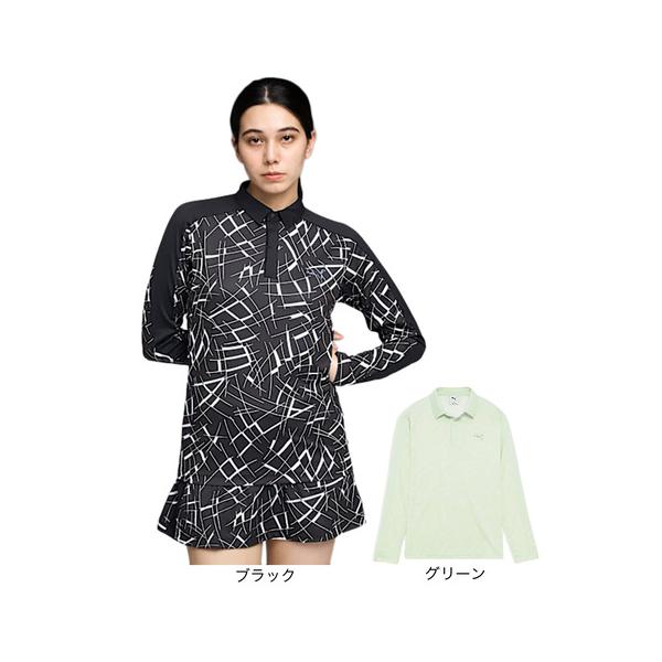 2025年秋冬モデル 2025fwmodel プーマ PUMA ヴィクトリアゴルフ ビクトリアゴルフ Victoria Golf ゴルフニット ゴルフウェア トップス 長袖ポロシャツ Lady's Ladys レディース れでぃーす 女性 ...