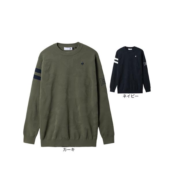 2025年秋冬モデル 2025fwmodel ルコックスポルティフ lecoqsportif ヴィクトリアゴルフ ビクトリアゴルフ Victoria Golf ゴルフニット ゴルフウェア トップス 長袖セーター Men's Mens メンズ...