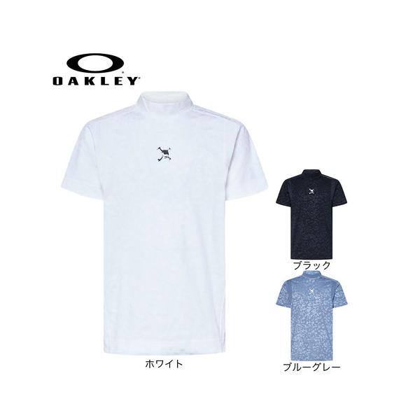 オークリー OAKLEY ヴィクトリアゴルフ ビクトリアゴルフ Victoria Golf ゴルフニット ゴルフウェア トップス 半袖ハイネック Men's Mens メンズ めんず 男性 モックネックシャツ モックネック モックネック 半...