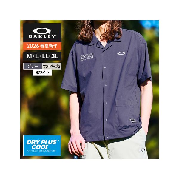 2026年春夏モデル 2026ssmodel オークリー OAKLEY ヴィクトリアゴルフ ビクトリアゴルフ Victoria Golf ゴルフニット ゴルフウェア トップス 半袖ポロシャツ Men's Mens メンズ めんず 男性 メン...
