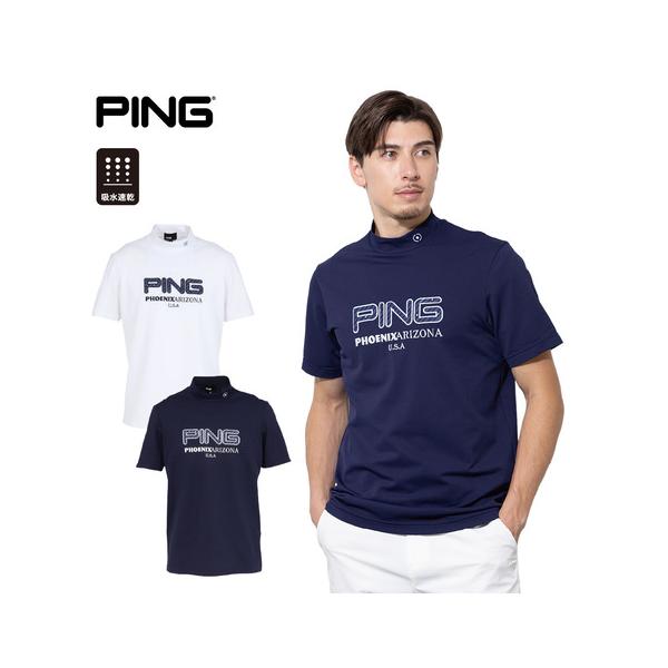 2026年春夏モデル 2026ssmodel ピン PING ヴィクトリアゴルフ ビクトリアゴルフ Victoria Golf ゴルフニット ゴルフウェア トップス 半袖ハイネック Men's Mens メンズ めんず 男性 モックネックシ...