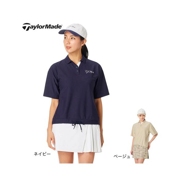 2026年春夏モデル 2026ssmodel テーラーメイド TaylorMade TAYLOR MADE ヴィクトリアゴルフ ビクトリアゴルフ Victoria Golf ゴルフニット ゴルフウェア トップス 半袖ポロシャツ Lady's...