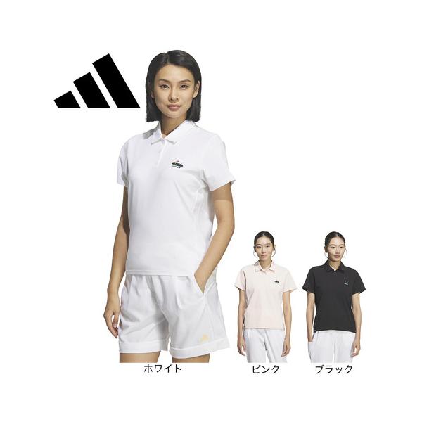 2026年春夏モデル 2026ssmodel アディダス ADIDAS ヴィクトリアゴルフ ビクトリアゴルフ Victoria Golf ゴルフニット ゴルフウェア トップス 半袖ポロシャツ Lady's Ladys レディース れでぃーす...