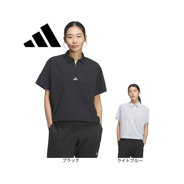 2026年春夏モデル 2026ssmodel アディダス ADIDAS ヴィクトリアゴルフ ビクトリアゴルフ Victoria Golf ゴルフニット ゴルフウェア トップス 半袖ポロシャツ Lady's Ladys レディース れでぃーす...
