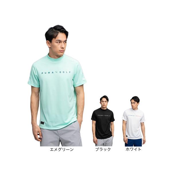 2026年春夏モデル 2026ssmodel プーマ PUMA ヴィクトリアゴルフ ビクトリアゴルフ Victoria Golf ゴルフニット ゴルフウェア トップス 半袖ハイネック Men's Mens メンズ めんず 男性 モックネック...
