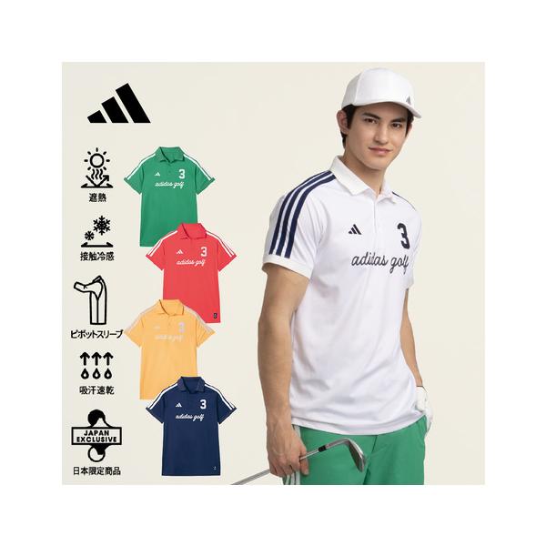 2026年春夏モデル 2026ssmodel アディダス ADIDAS ヴィクトリアゴルフ ビクトリアゴルフ Victoria Golf ゴルフニット ゴルフウェア トップス 半袖ポロシャツ Men's Mens メンズ めんず 男性 メン...