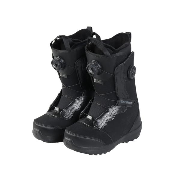 サロモン SALOMON ヴィクトリア ビクトリア サーフ&amp;スノー Victoria Surf&amp;Snow ボードブーツ スノーボードブーツ フリースタイルブーツ Lady's Ladys レディース れでぃーす 女性 黒 ブ...