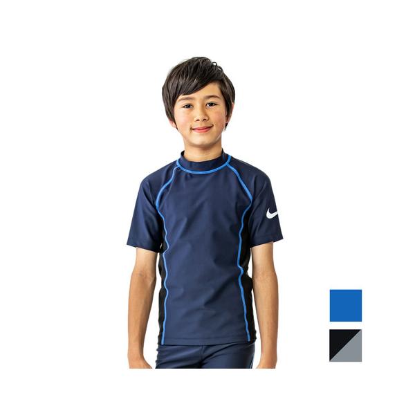 ナイキ NIKE ヴィクトリア ビクトリア サーフ&amp;スノー Victoria Surf&amp;Snow マリンウェア ラッシュガード 水着 半袖 ハイネック ジャージ 水陸両用 UVカット UPF50+ 紫外線対策 日焼け対策 は...