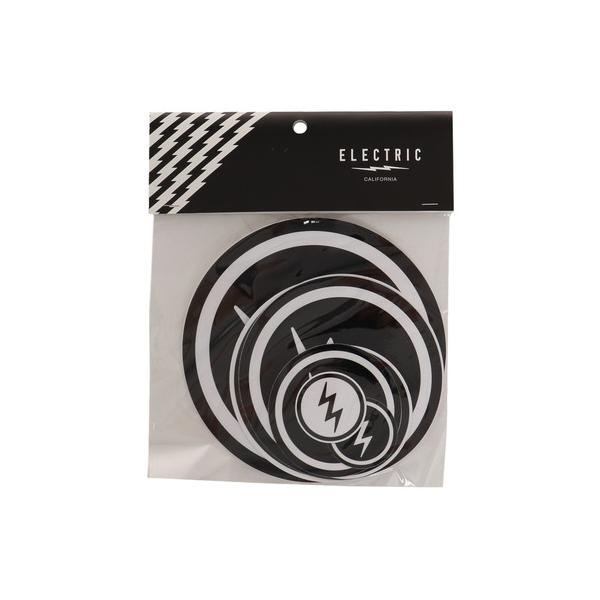 エレクトリック ELECTRIC ヴィクトリア ビクトリア サーフ&amp;スノー Victoria Surf&amp;Snow ボード小物 アクセサリー ステッカー サンダーマーク BLACK WHITE ブラック ホワイト デッキ スキ...