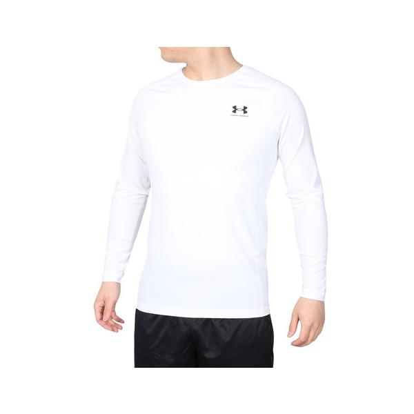 アンダーアーマー UNDER ARMOUR UNDERARMOUR スーパースポーツゼビオ ゼビオ Super Sports XEBIO マルチウエア 長袖ウェア Men's Mens メンズ めんず 男性 白 ホワイト 0301wear ...