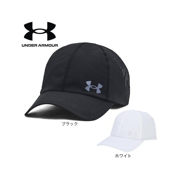 アンダーアーマー UNDER ARMOUR UNDERARMOUR スーパースポーツゼビオ ゼビオ Super Sports XEBIO ランニング ランニング小物 Men's Mens メンズ めんず 男性 黒 ブラック 帽子 ジョギング...