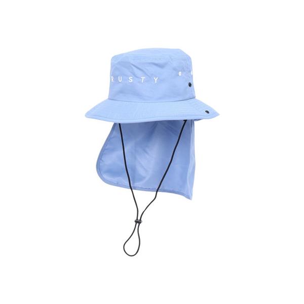 ラスティ RUSTY ヴィクトリア ビクトリア サーフ&amp;スノー Victoria Surf&amp;Snow 帽子 ハット ビーチハット マリンハット あご紐 カバー付き UVカット 紫外線カット 日焼け対策 日焼け防止 熱中症対策...