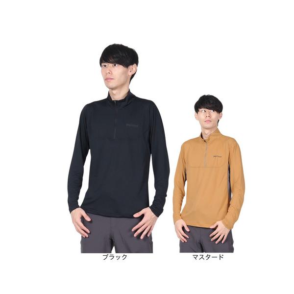 マーモット Marmot MARMOT エルブレス ヴィクトリア ビクトリア Victoria L-Breath トレッキングウエア カットソー Men's Mens メンズ めんず 男性 アウトドア レジャー トップス カジュアル 黒 ブ...