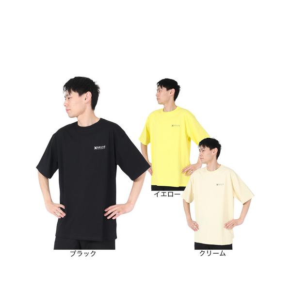 2024年春夏モデル 2024ssmodel ハーレー HURLEY スーパースポーツゼビオ ゼビオ Super Sports XEBIO アクションウエア Tシャツ Men's Mens メンズ めんず 男性 半袖 トップス 黒 ブラック...