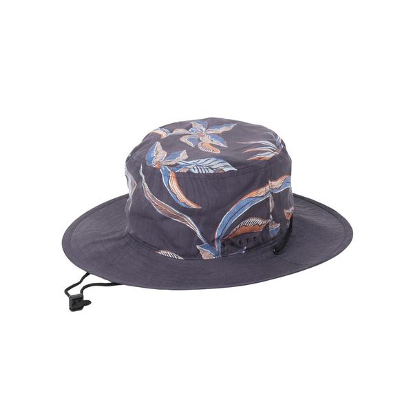 ラスティ RUSTY 夏キャンプギア2307_紫外線対策 2023SS_cap_hat vicmrn10 黒 ブラック