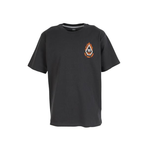 ボルコム VOLCOM スーパースポーツゼビオ ゼビオ Super Sports XEBIO アクションウエア Tシャツ Men's Mens メンズ めんず 男性 半袖 トップス 黒 ブラック 通勤 通学 普段着 部屋着 ルームウェア 部...