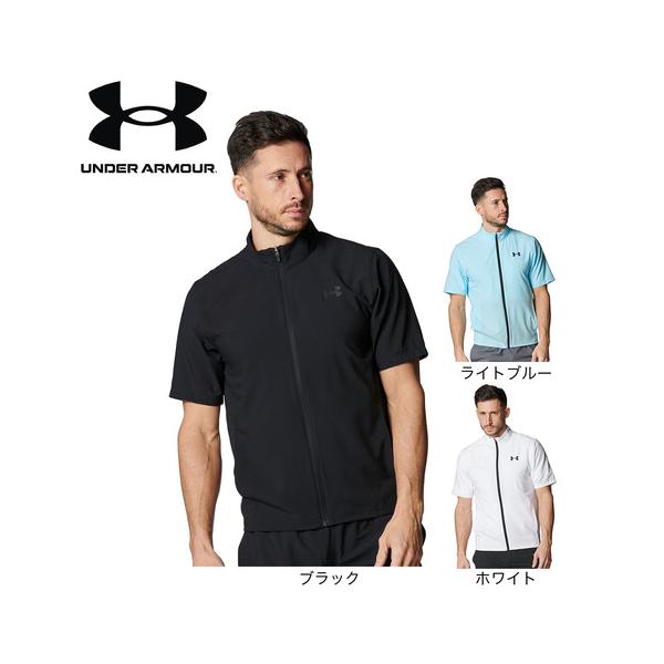 アンダーアーマー UNDER ARMOUR UNDERARMOUR スーパースポーツゼビオ ゼビオ Super Sports XEBIO ウォームアップ 布帛ウォームアップシャツ Men's Mens メンズ めんず 男性 スポーツアパレル...