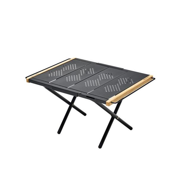 ホールアース Whole Earth WholeEarth エルブレス ヴィクトリア ビクトリア Victoria L-Breath テーブル アウトドアテーブル 天板テーブル 折り畳み おりたたみ 耐熱 黒 ブラック  アウトドア レジャ...
