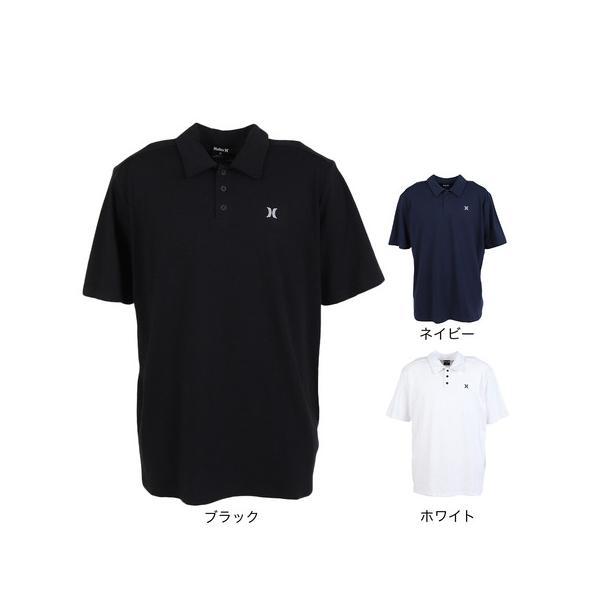 2025年春夏モデル 2025ssmodel ハーレー HURLEY スーパースポーツゼビオ ゼビオ Super Sports XEBIO アクションウエア ポロシャツ Men's Mens メンズ めんず 男性 半袖 トップス 黒 ブラッ...