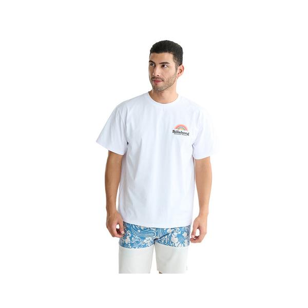 ビラボン BILLABONG ヴィクトリア ビクトリア サーフ&amp;スノー Victoria Surf&amp;Snow マリンウエア ラッシュガード Men's Mens メンズ めんず 男性 半袖 白 ホワイトUVカット 紫外線対策...