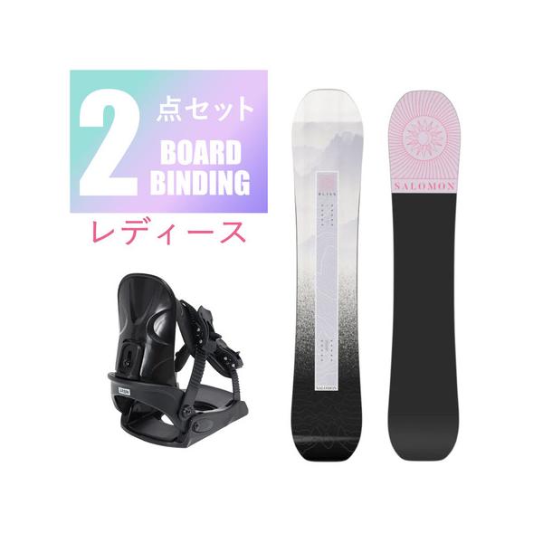 【発売日：2025年11月12日】サロモン SALOMON ヴィクトリア ビクトリア サーフ&amp;スノー Victoria Surf&amp;Snow ボード 板 金具 ビンディング バインディング スノーボードセット お得 Lady'...