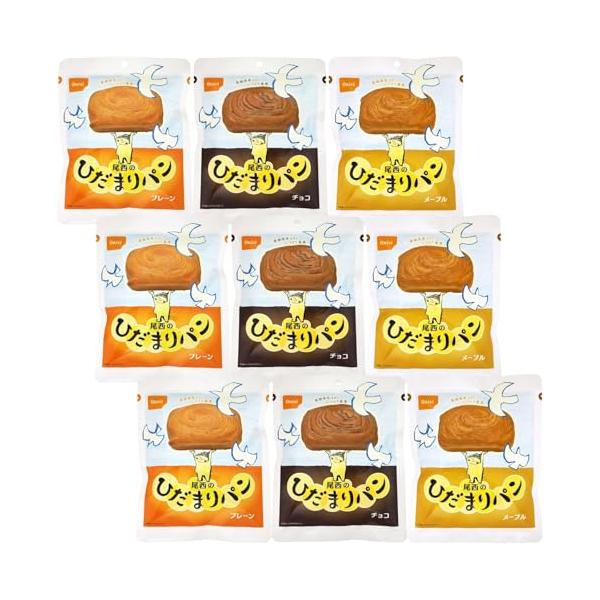 尾西食品 ひだまりパン 3種セット 非常食 防災 長期保存 備蓄セット 備蓄用保存パン【プレーン】ミルク風味の保存パン。 パネトーネ種に含まれる乳酸菌、および気密性の高い包材と脱酸素剤により、長期保存が可能となっております。【メープル】香り...