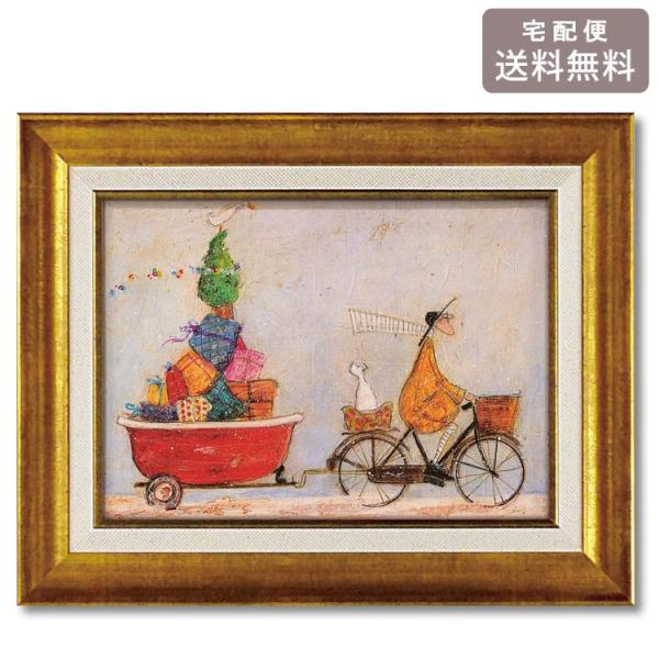 サムトフトの不思議な世界は優しい雰囲気で癒されます。  絵の表面に透明のゲルを使って凹凸加工を施し、油絵のような質感を出しています。 ガラスを使用していない額縁なので割れる心配がなく安全です。  お部屋に一枚あなたの好きな絵を飾れば生活がよ...