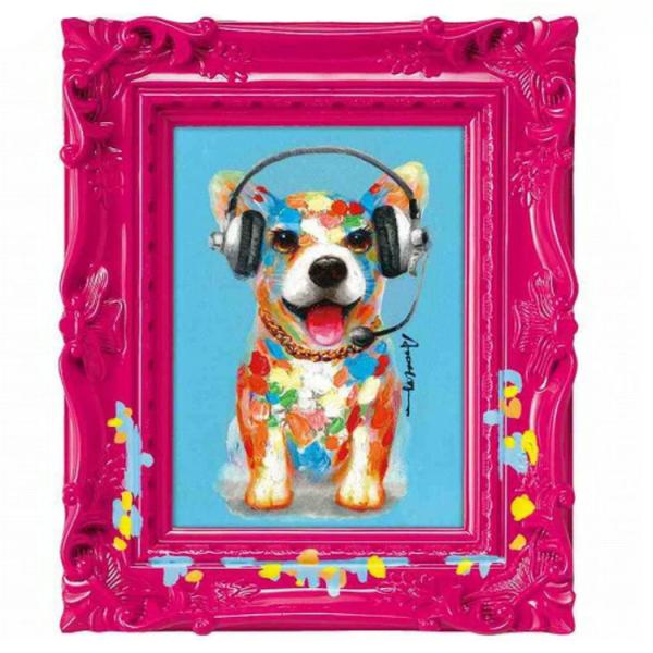 キャンバスにひとつひとつハンドペイントが施されたアートに樹脂フレームをセットしたアートフレーム。絵と額がセットになった商品です。バリエーション豊かなアートをお楽しみ頂けます。横幅20×高さ24.5×奥行き3.5cmキャンバス・樹脂フレーム卓...