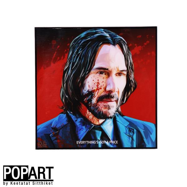 -JOHN WICK VER3-お部屋をお洒落な空間へと演出してくれるアートフレーム。木製のパネルに表面がアクリルカバーの処理がされており、光沢の有る美しい質感のパネルです。パネル側面はシックなマットブラックで壁面とのメリハリを強調してくれ...