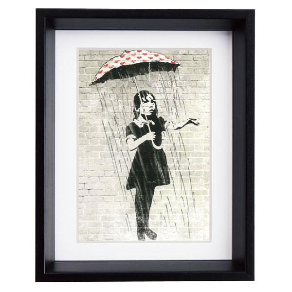 バンクシーのアートフレーム「ザ・ワールドアウトゼアー（Sサイズ）」です。作家:バンクシー(詳細不明)英国を拠点とする身元不明の路上芸術家。世界各地のストリートや壁面・都市の橋梁等に、様々な政治的社会的テーマを訴える作品を数多く残している。2...