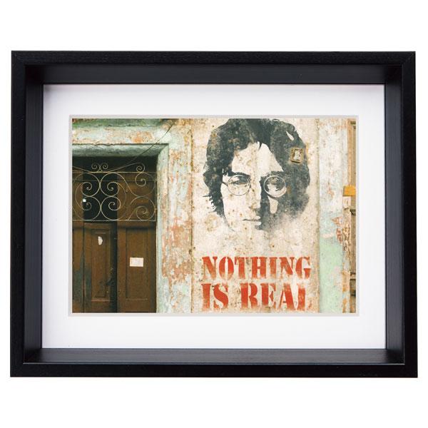 Banksyの人気作品「Nothing Is Real（ナッシングイズリアル）」を手軽に楽しめるアートフレーム（Sサイズ）です。正体不明のストリートアーティストとして知られるバンクシーは、社会風刺や政治的メッセージを込めた作品で世界的に高い...