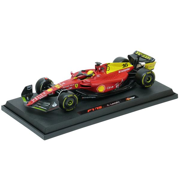 モデルカーとトイカーの中間で手軽に楽しめるブラーゴ製・グランプリ：2022年 イタリアGP・マシン名　：Ferrari F1-75・ドライバー：シャルル・ルクレール・タイヤ　　：ミディアム■商品スペック対象年齢：14歳以上メーカー：BBUR...