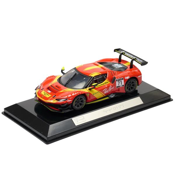 ブラーゴ製 1/43スケール 296GT3 モデルカー■スペックBBURAGO（ダイキャスト製）スケール：1/43ボディカラー：レッド可動パーツ：なし透明ケース：あり台座：あり外箱：あり中国製品番：18-36313対象年齢14歳以上4548...
