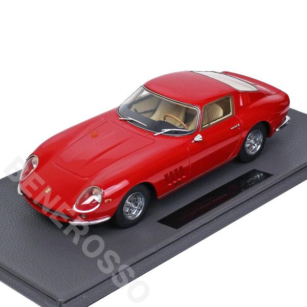 ■モデルカーの特徴精密さとダイナミックさが特徴のトップマルケス製。275GTB/4のモデルカー（ケース無し）。綺麗なツヤが乗ったレッドは実車のような美しさ！バンパーやホイールのメタルパーツもメッキパーツにより輝き、コレクション映えする。内装...