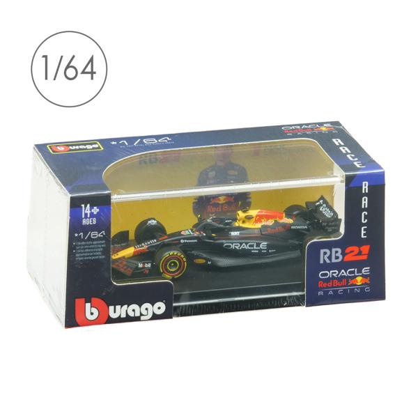 Bburago 1/64スケール オラクル レッドブル レーシング RB21【マックス・フェルスタッペン #1 バーレーンGP】■商品スペック対象年齢：14歳以上メーカー：BBURAGO(ブラーゴ)/ダイキャスト製スケール：1/64ボディカ...
