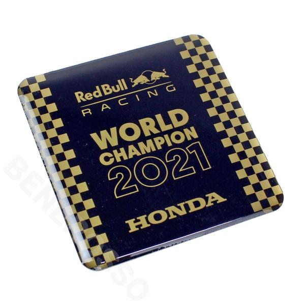 レッドブル・ホンダ、マックス・フェルスタッペンワールドチャンピオン 獲得記念【日本限定アイテム】■商品スペックカラー：ネイビー、ゴールドサイズ：5cm×5cm素　材：真ちゅう中国製品　番：RBR-ES-2124454993106431720...