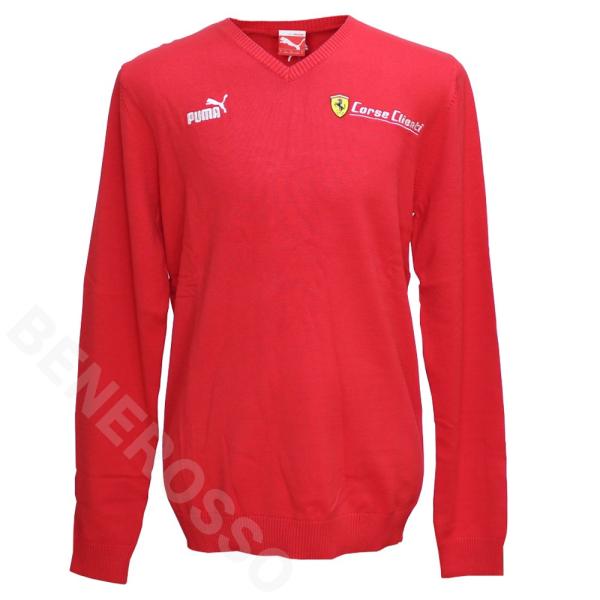 〜 フェラーリ コルセ・クリエンティ コレクション 〜サイズ（cm）L 着丈69 身幅49 肩幅41.5 袖丈65カラー：レッド素　材：ビスコース(レーヨン)80%、ポリアミド20%プーマ製フェラーリコルセクリエンティプログラムはスペシャル...