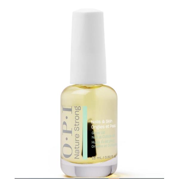 OPI Nature Strong Glow Up Nail &amp; Cuticle Oil 15ml（グローアップ ネイル＆キューティクルオイル）植物由来のオイルブレンドで、爪まわりをやさしくケアするクリーンビューティー処方。天然由来...