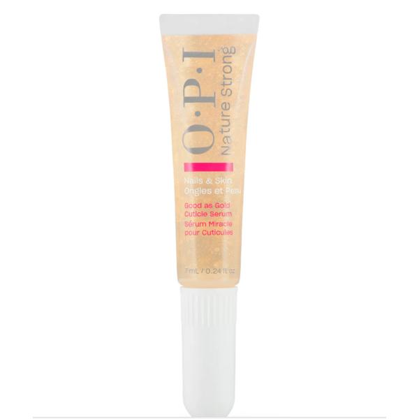 OPI Nature Strong Good as Gold Cuticle Serum 7ml（グッド・アズ・ゴールド キューティクルセラム）ジェル状テクスチャーで、乾燥しやすい甘皮まわりをやさしく整えるヴィーガンセラム。91.6％自然由...