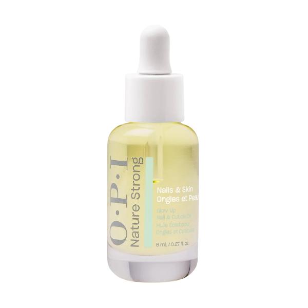 OPI Nature Strong Glow Up Nail &amp; Cuticle Oil 8ml（グローアップ ネイル＆キューティクルオイル）植物由来のオイルブレンドで、爪まわりをやさしくケアするクリーンビューティー処方。天然由来成...