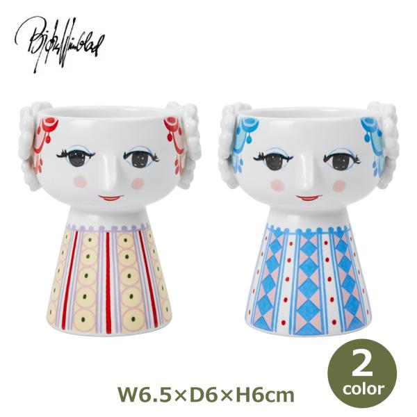 使い方は自由自在。大胆なキャンドルホルダーサイズ：W8×D7.5×Ｈ9.5cm素材：磁器made in ChinaBJORN WIINBLAD ビヨン・ヴィンブラッド　DECOR　EVA　デコール エヴァ キャンドルホルダーラベンダー / ...