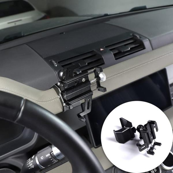 【商品名】　METYOUCAR ランドローバー ディフェンダー 90 110 2020-2023に適用 車載ホルダー スマホホルダー 携帯ホルダー 回転 【商品説明】　・???y?K?????z?F?????h???[?o?[ ?f?B?t...