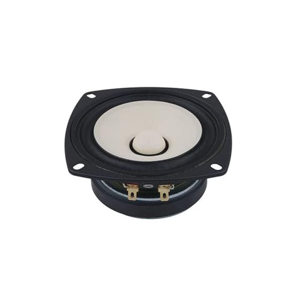 【商品名】　Fostex 10cm フルレンジユニットFE103NV2 【商品説明】非木材パルプの長繊維と短繊維を混合することで適度な内部損失と剛性を保有し、さらに副材に化学繊維と鉱石を混合することで伝搬速度の向上と、高剛性化を実現します。...